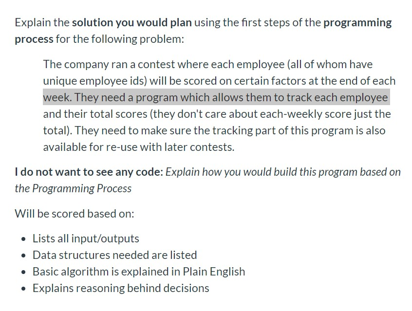 Solved Explain the solution you would plan using the first | Chegg.com
