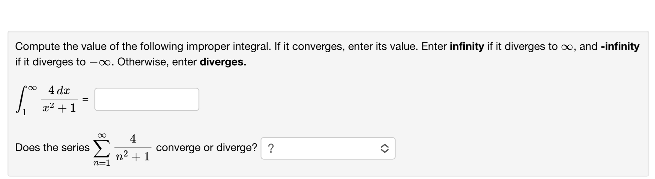 Solved Compute the value of the following improper integral. | Chegg.com