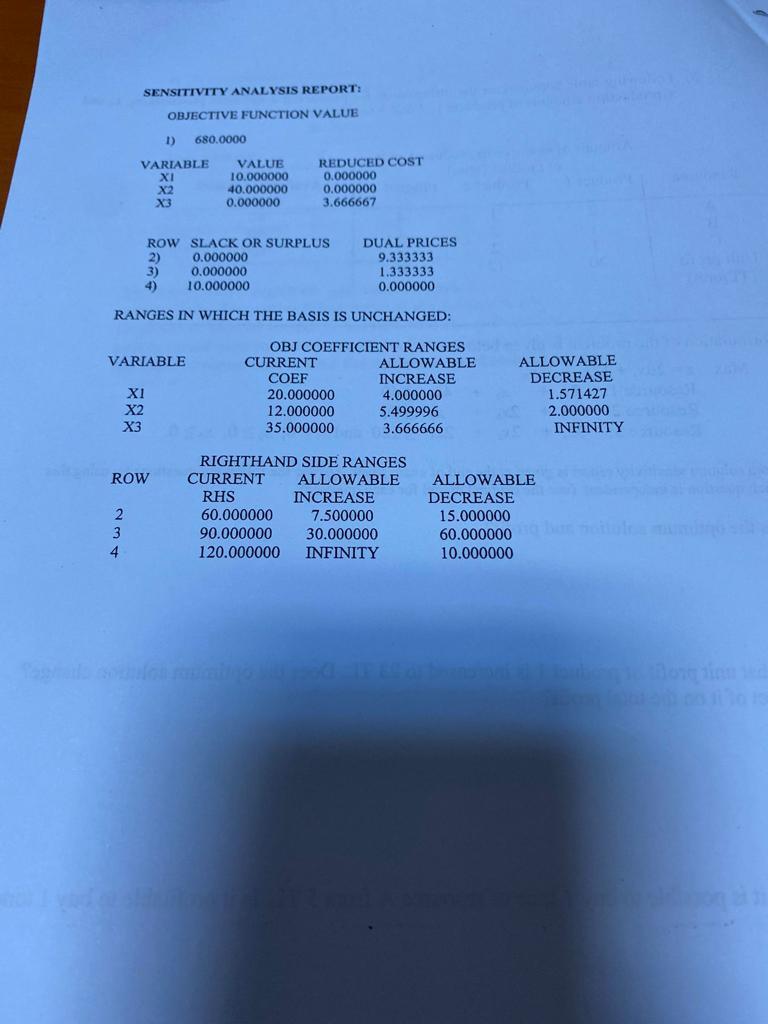Solved 5) Following table summarizes the information for | Chegg.com