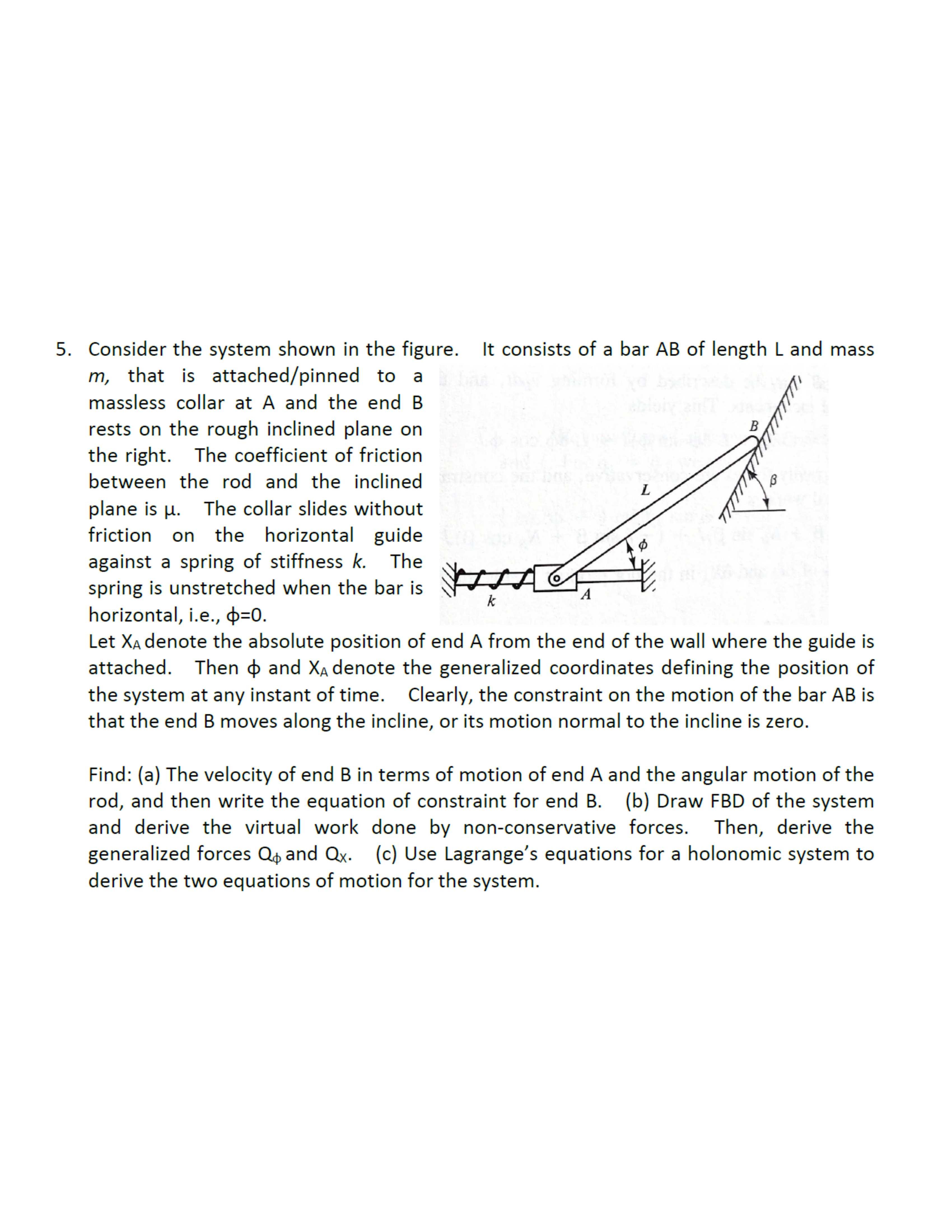 Solved horizontal, i.e., ϕ=0. Let XA denote the absolute | Chegg.com