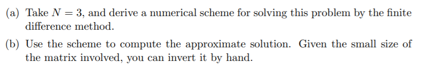 Solved 3. (20 pts) Consider the one-dimensional Poisson | Chegg.com