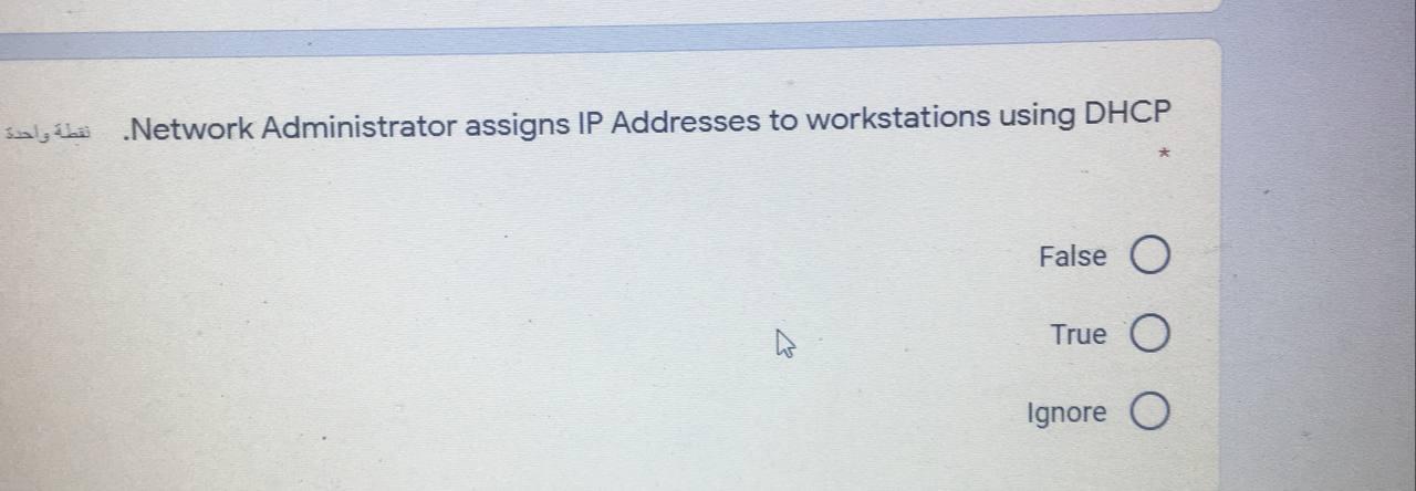 Solved saly Network Administrator assigns IP Addresses to | Chegg.com
