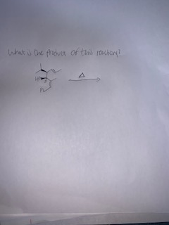 Solved What is the product of this reactory? | Chegg.com