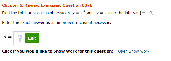 Solved Chapter 6, Review Exercises, Question 007b Find the | Chegg.com