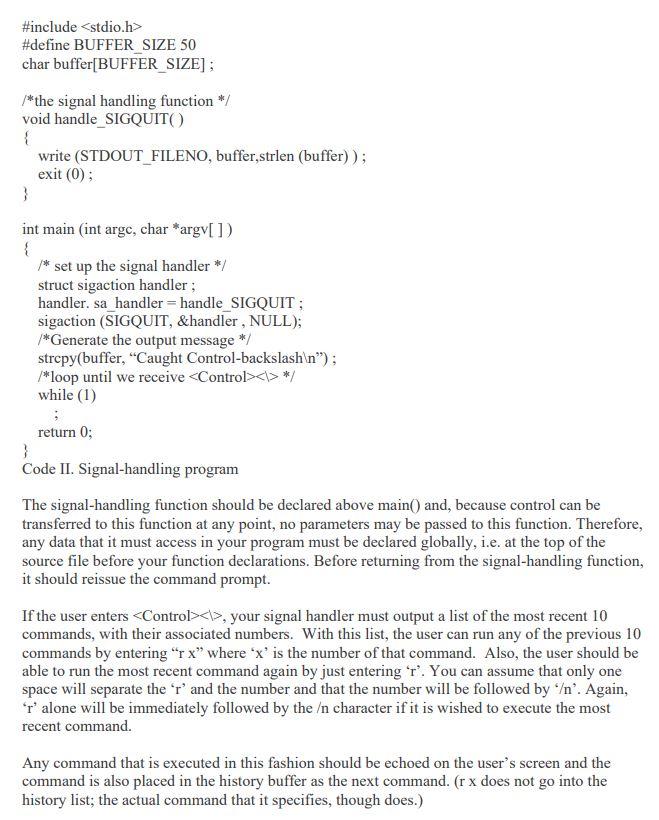 Solved Objectives: Build your own shell. Background: This | Chegg.com