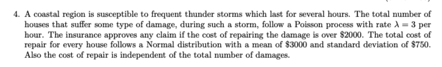 5. Statistical Computation: Simulate (1,000 | Chegg.com