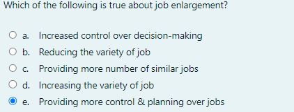 Solved Which of the following is true about job | Chegg.com