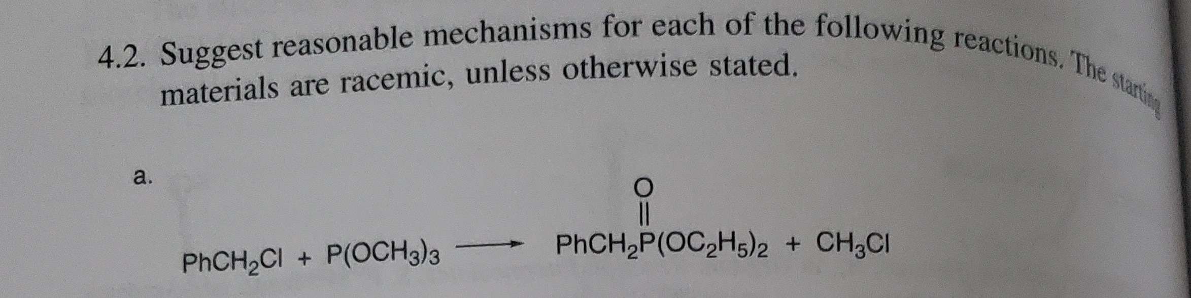 Solved 4.2. Suggest reasonable mechanisms for each of the | Chegg.com Solved 4.2. Suggest reasonable mechanisms for each of the | Chegg.com