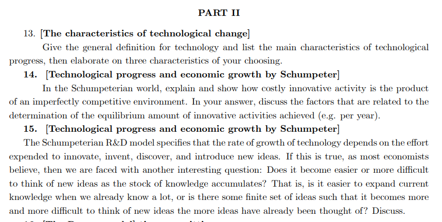 Solved 13. [The characteristics of technological change] | Chegg.com