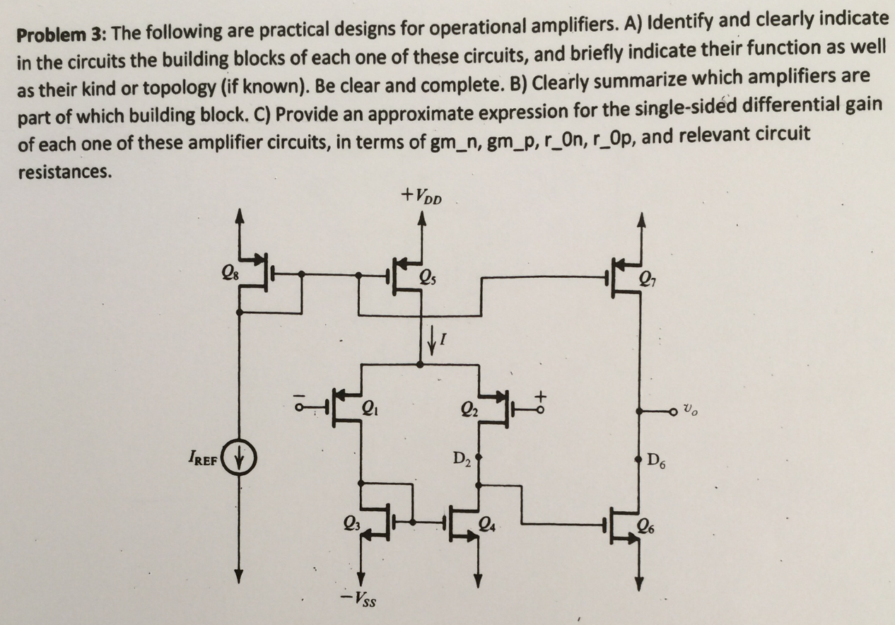 Solved Problem 3: The following are practical designs for | Chegg.com