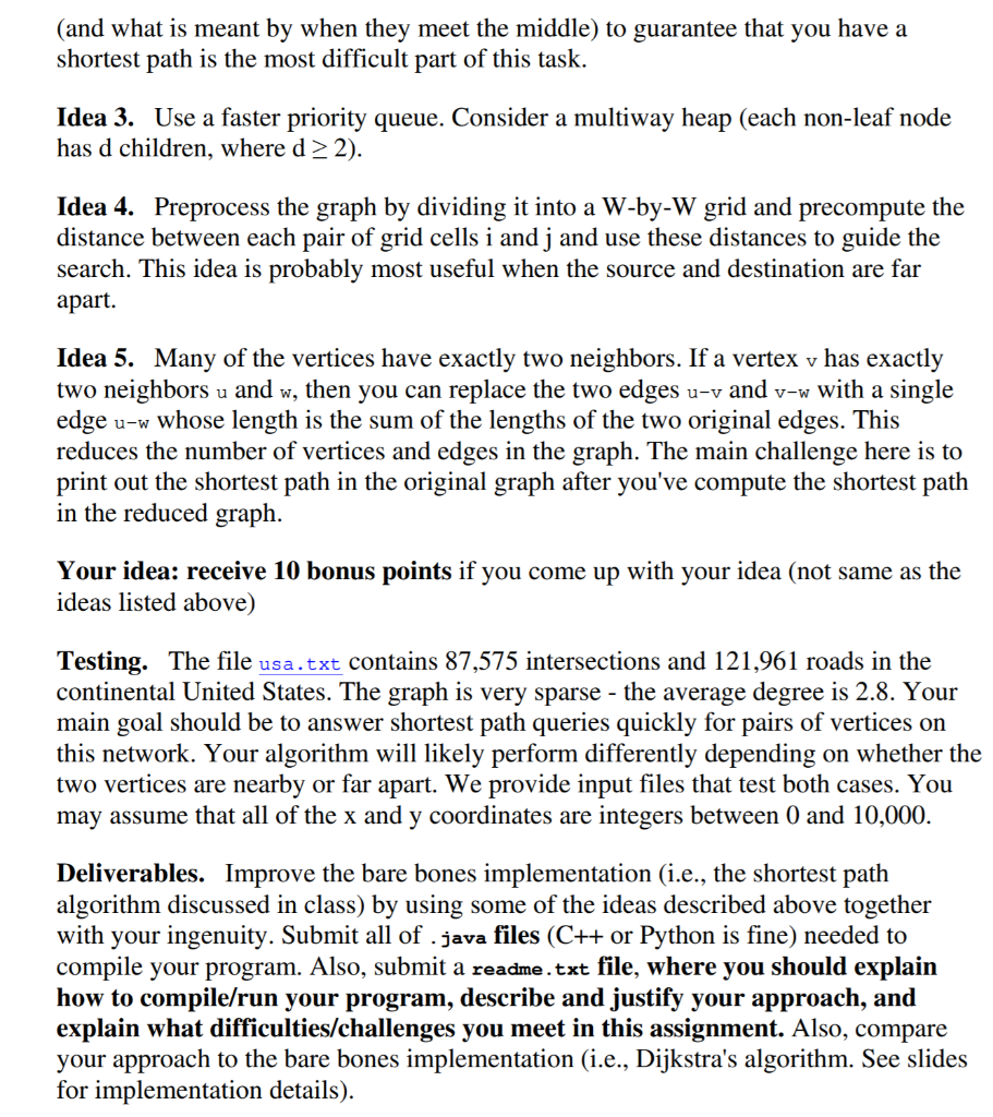 Java! Implement the classic Dijkstra's shortest | Chegg.com Java! Implement the classic Dijkstra's shortest | Chegg.com