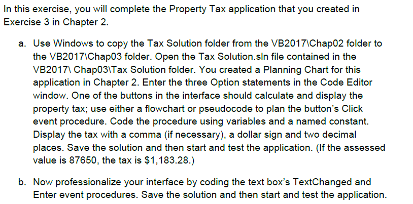 Solved Here is my code: Public Class FrmMain Const tax | Chegg.com