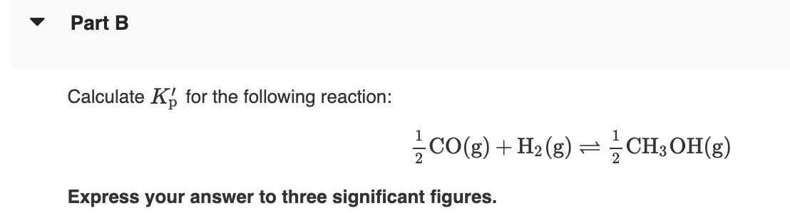Solved The following reaction has an equilibrium constant of | Chegg.com