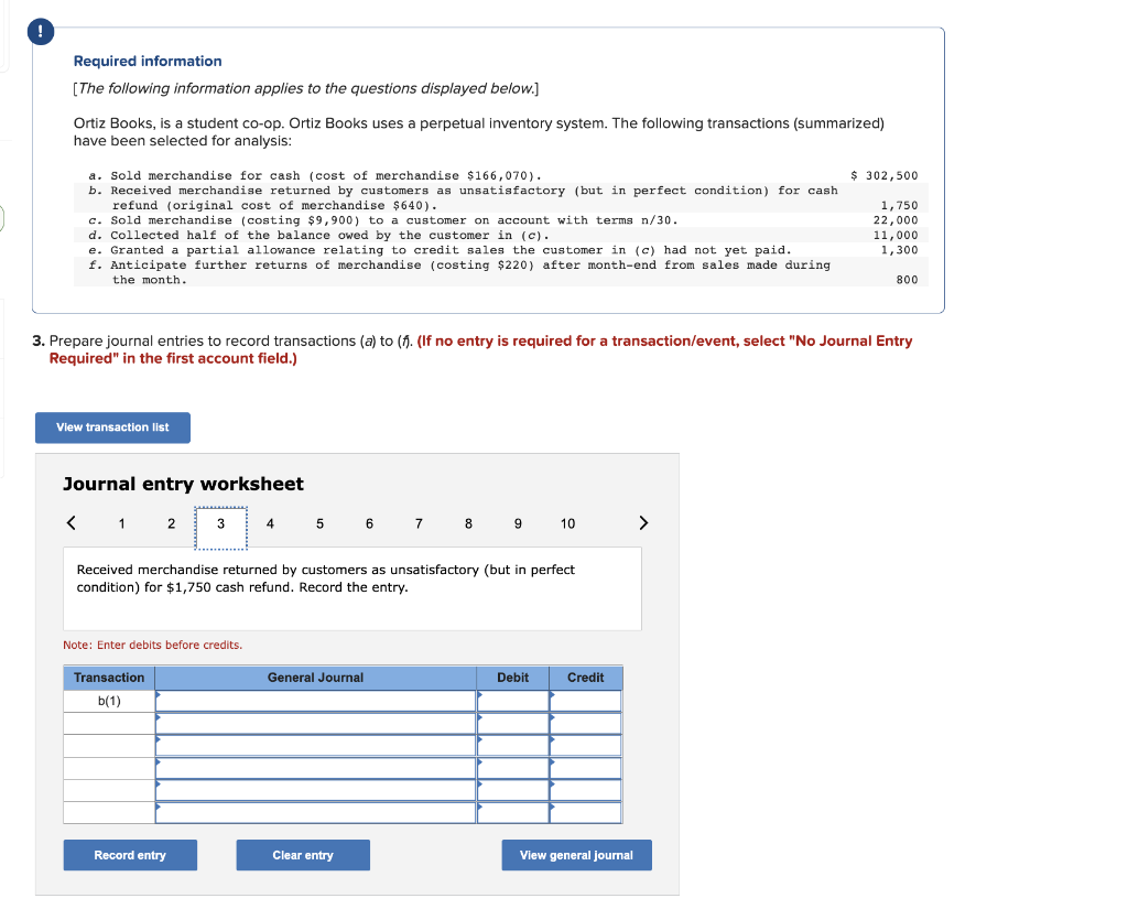Solved Required information [The following information | Chegg.com