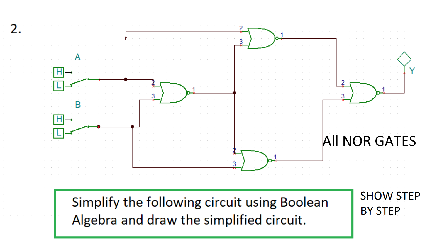 Solved Simplify the following circuit using Boolean Algebra | Chegg.com