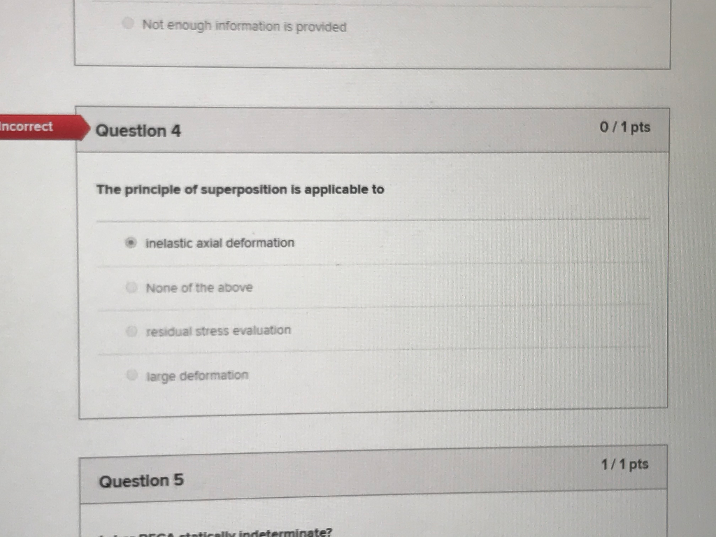 Solved Not enough information is provided Incorrect Question | Chegg.com