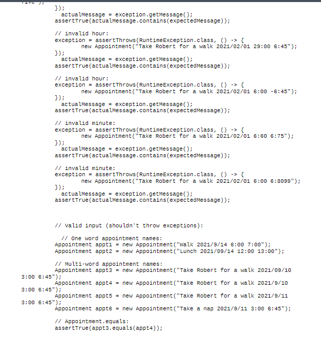 Solved Problems 6-10: AppointmentsWrite a program to design | Chegg.com
