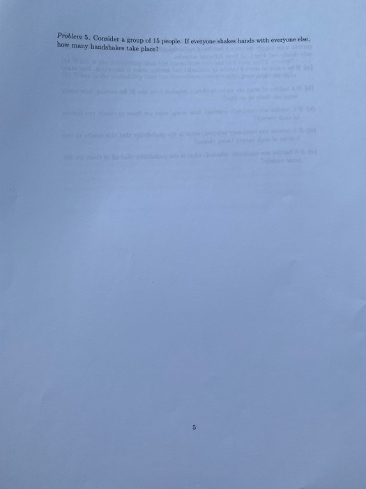 Solved Problem 3. Show that for any three events, A. B and C | Chegg.com