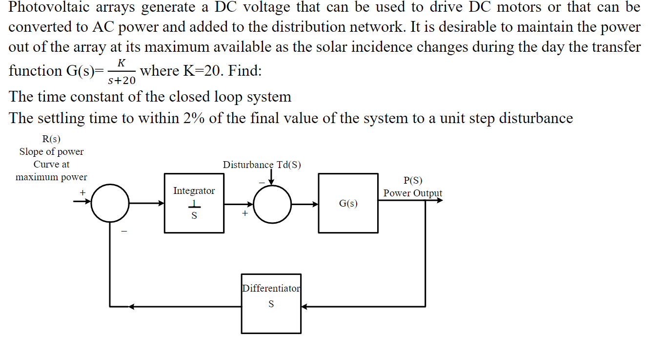 Solved 2Photovoltaic arrays generate a DC voltage that can | Chegg.com