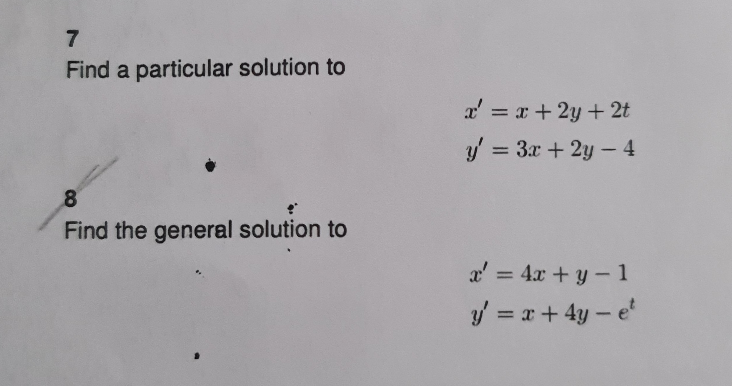 Solved I need help with these two problems, they are to be | Chegg.com