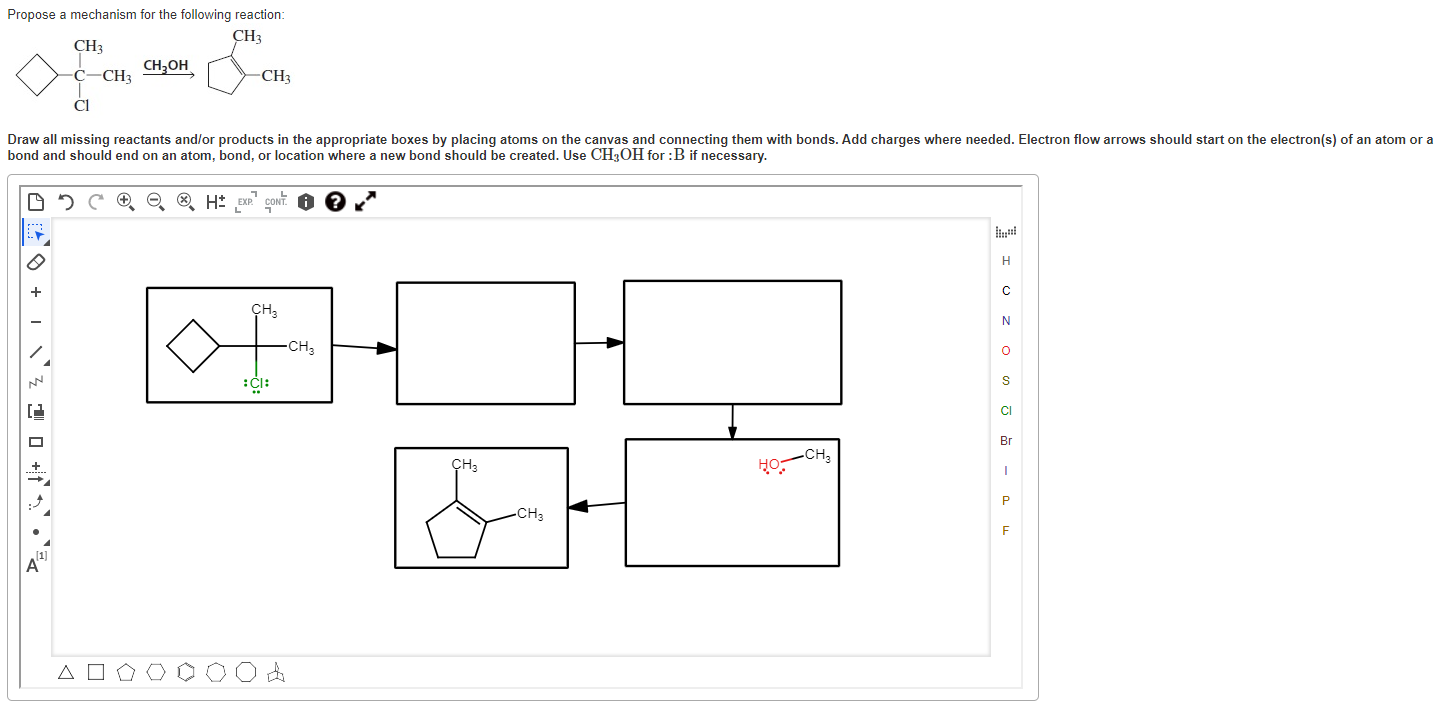 Solved Propose a mechanism for the following reaction: CH3 | Chegg.com