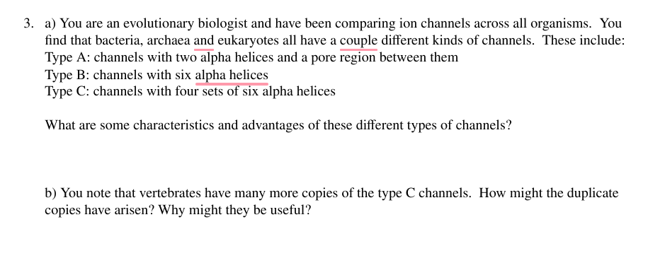 Solved 3. a) You are an evolutionary biologist and have been | Chegg.com