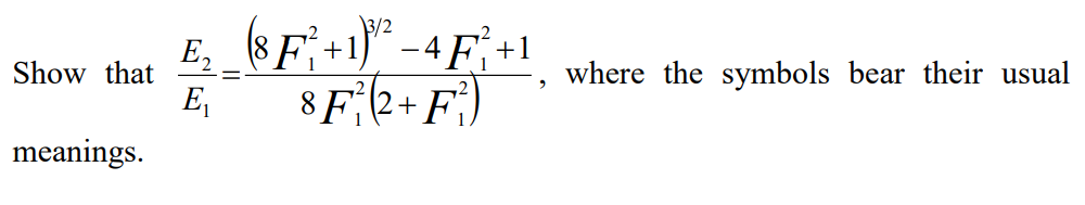 Solved Open Channel Flow Topic Hydraulic Jump F1 =Froude | Chegg.com