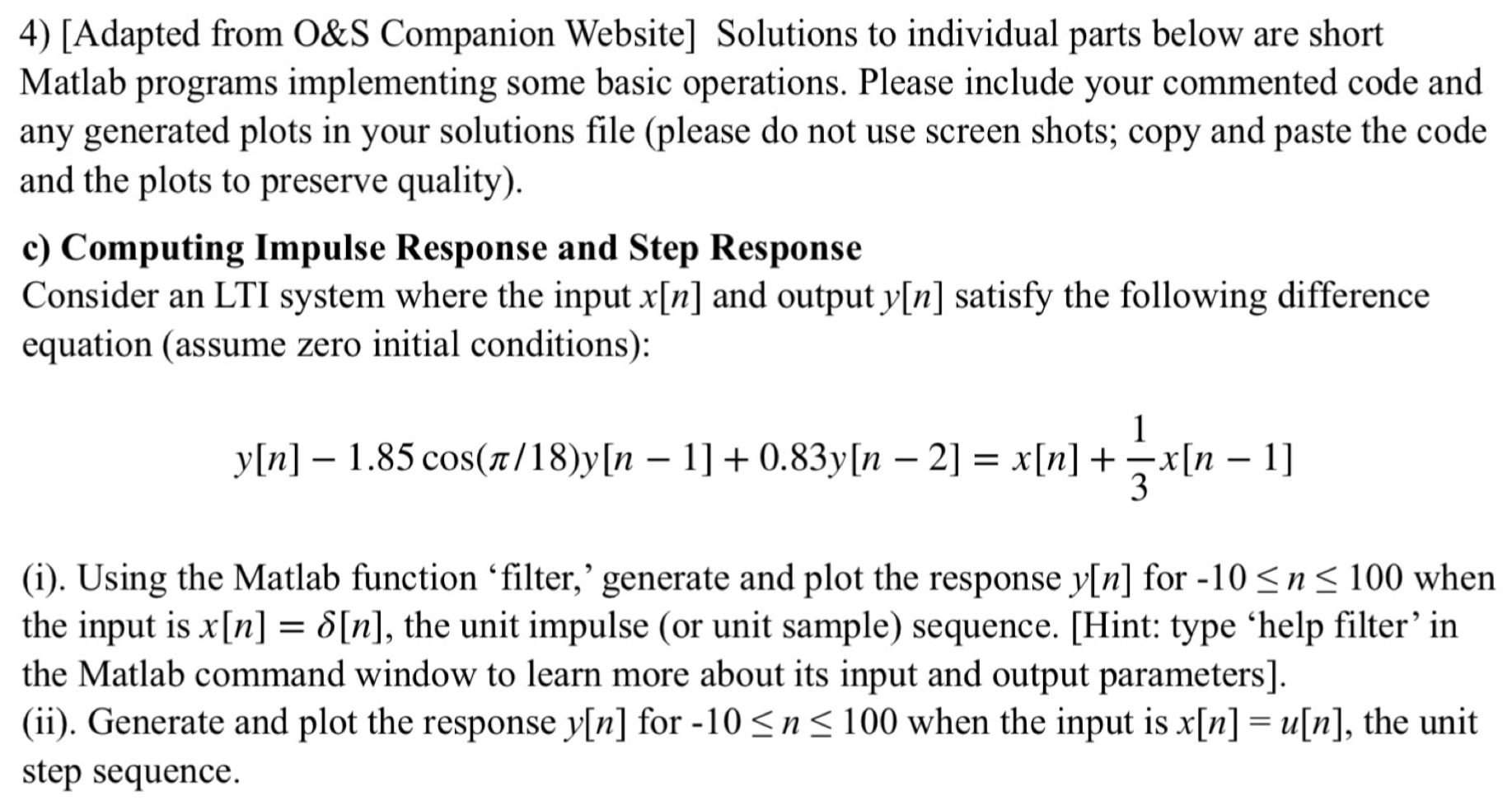 Solved [Adapted from O&S Companion Website] ﻿Solutions to | Chegg.com