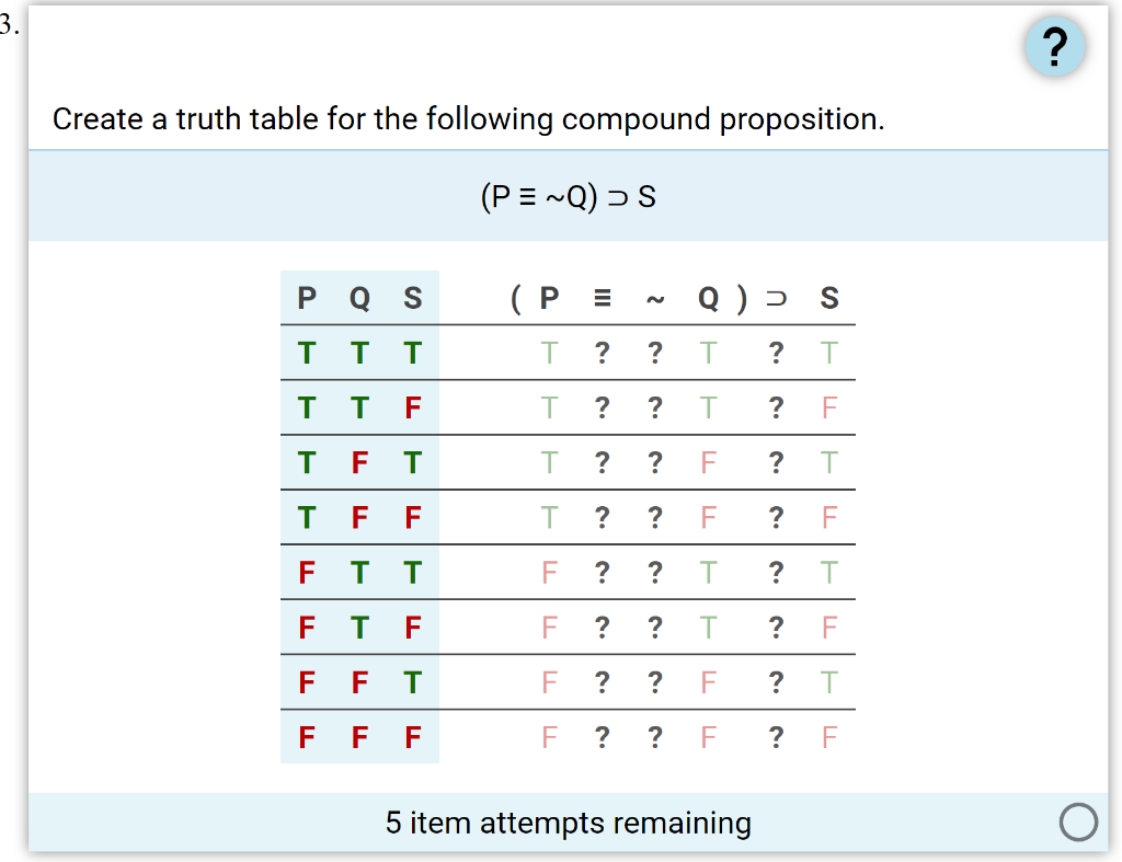 Create a truth table for the following compound | Chegg.com