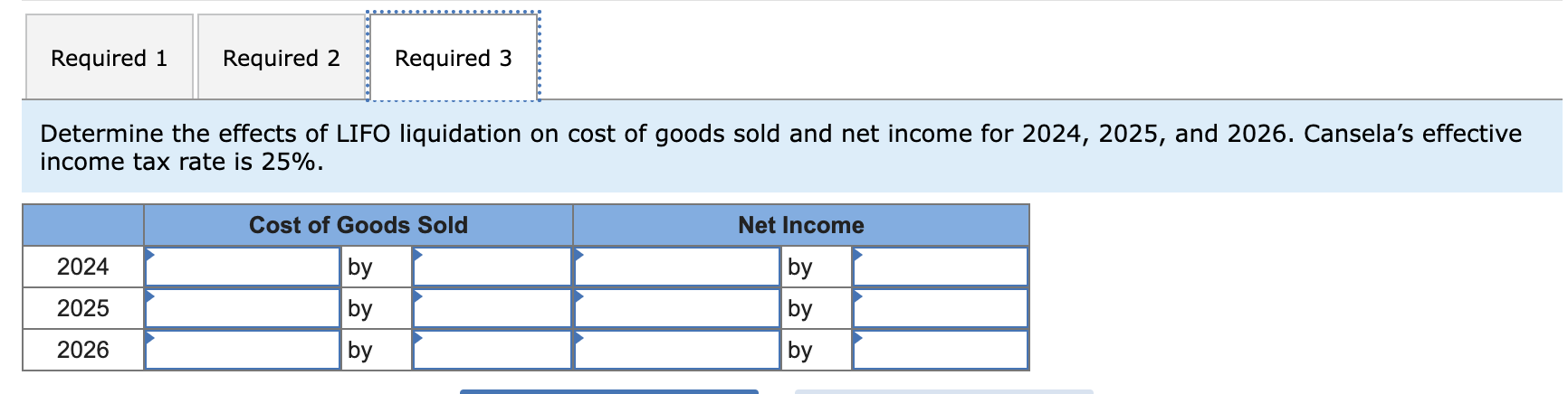 Solved Cansela Corporation reports inventory and cost of | Chegg.com