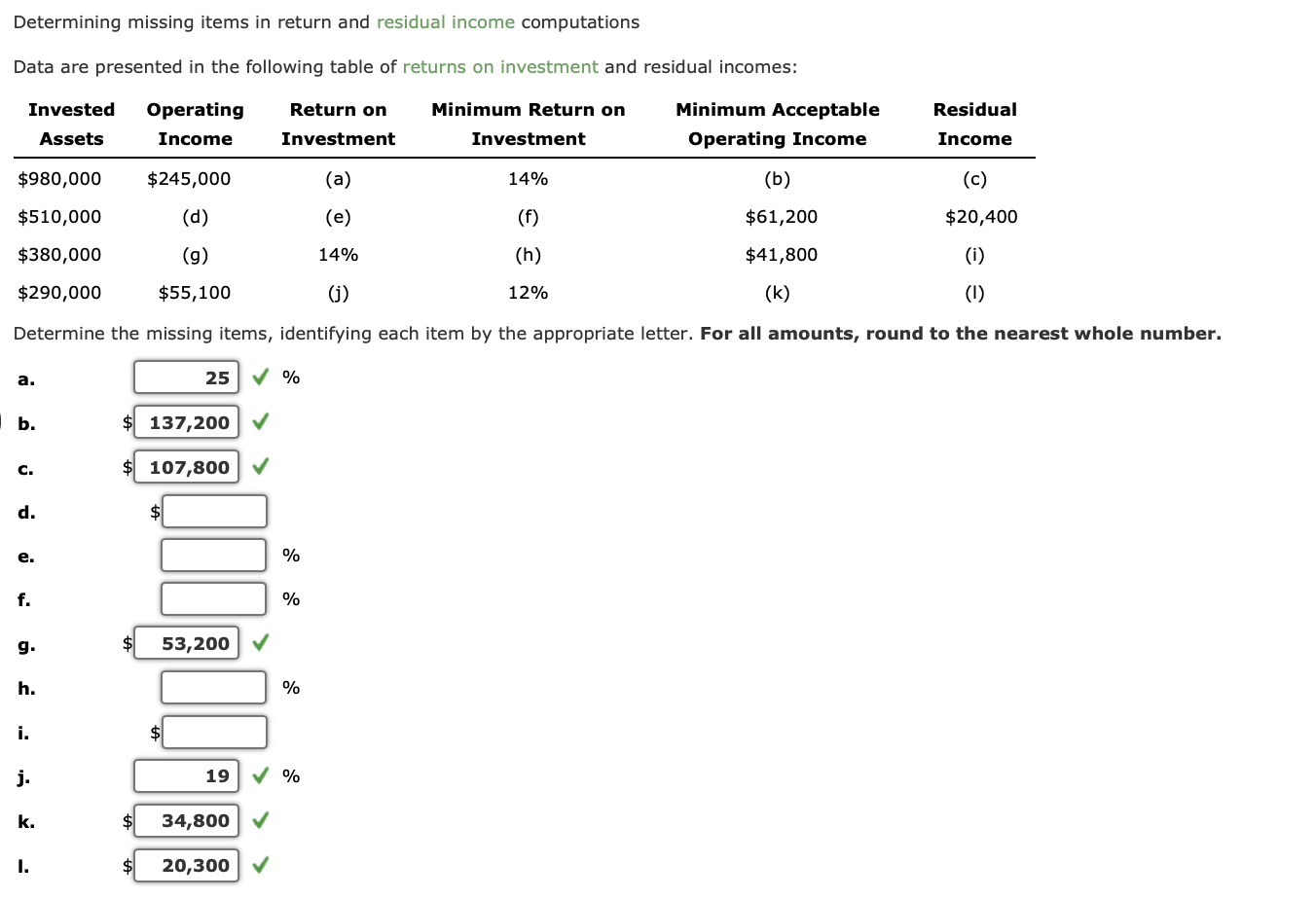 Solved Determining missing items in return and residual | Chegg.com Solved Determining missing items in return and residual | Chegg.com