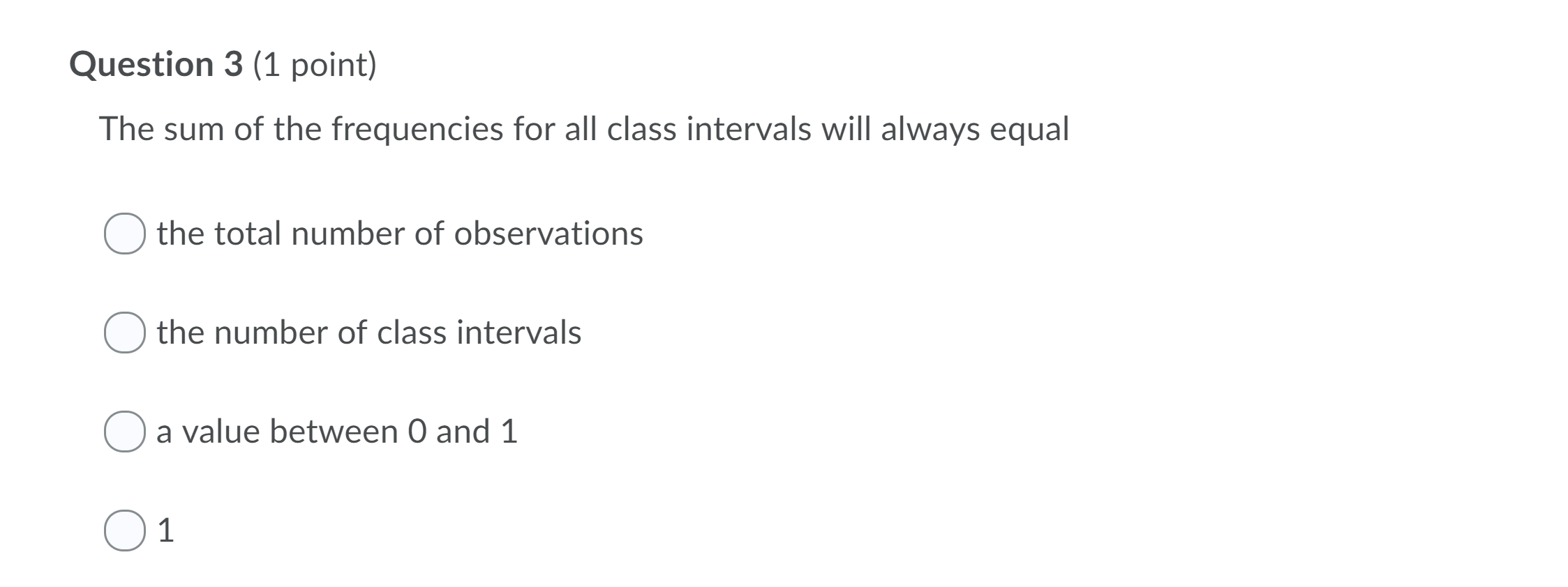 Solved Question 4 (1 point) The sum of the relative | Chegg.com