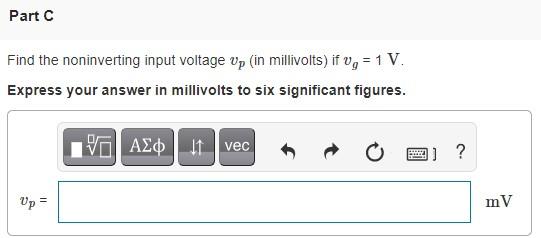 Solved Part A Calculate the voltage gain (vo/vg) Express | Chegg.com