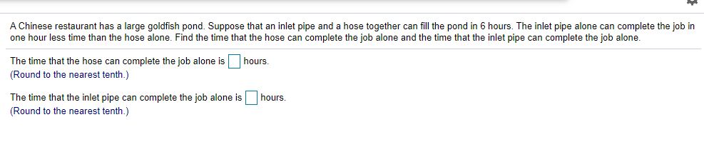 Solved A Chinese restaurant has a large goldfish pond. | Chegg.com