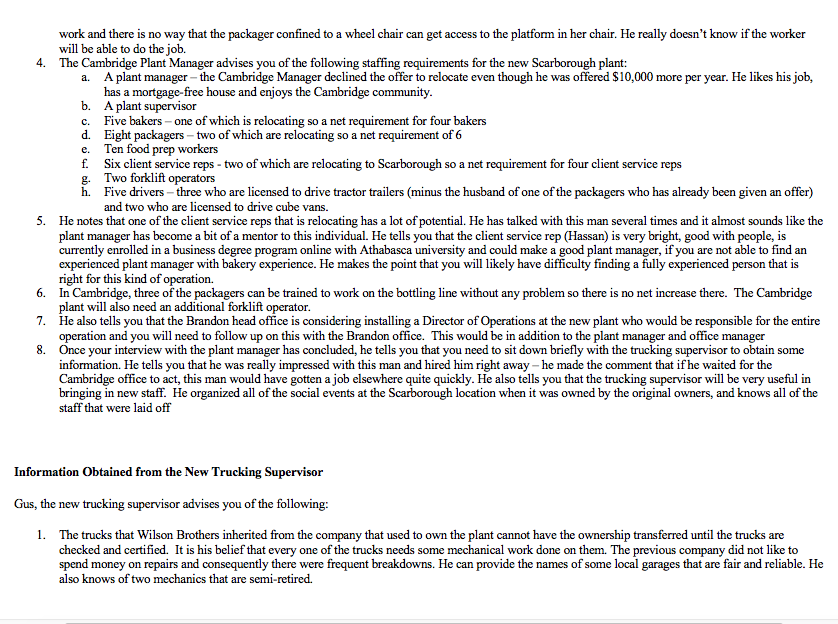 Solved The Wilson Brothers Limited Case You have recently | Chegg.com