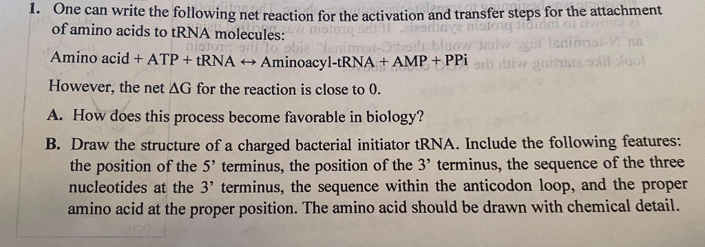 Solved 1. One can write the following net reaction for the | Chegg.com
