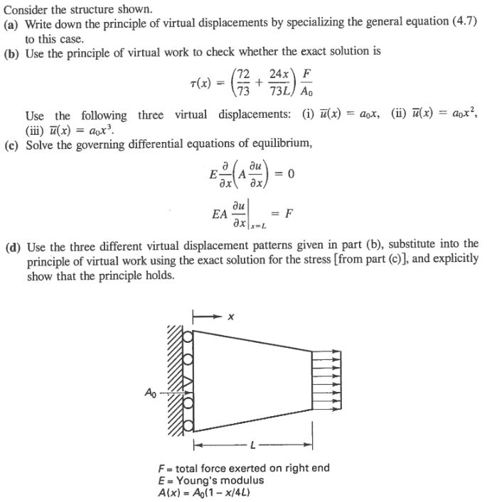Solved Consider the structure shown. (a) Write down the | Chegg.com