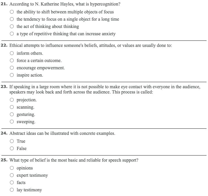 21. According to N. Katherine Hayles, what is | Chegg.com