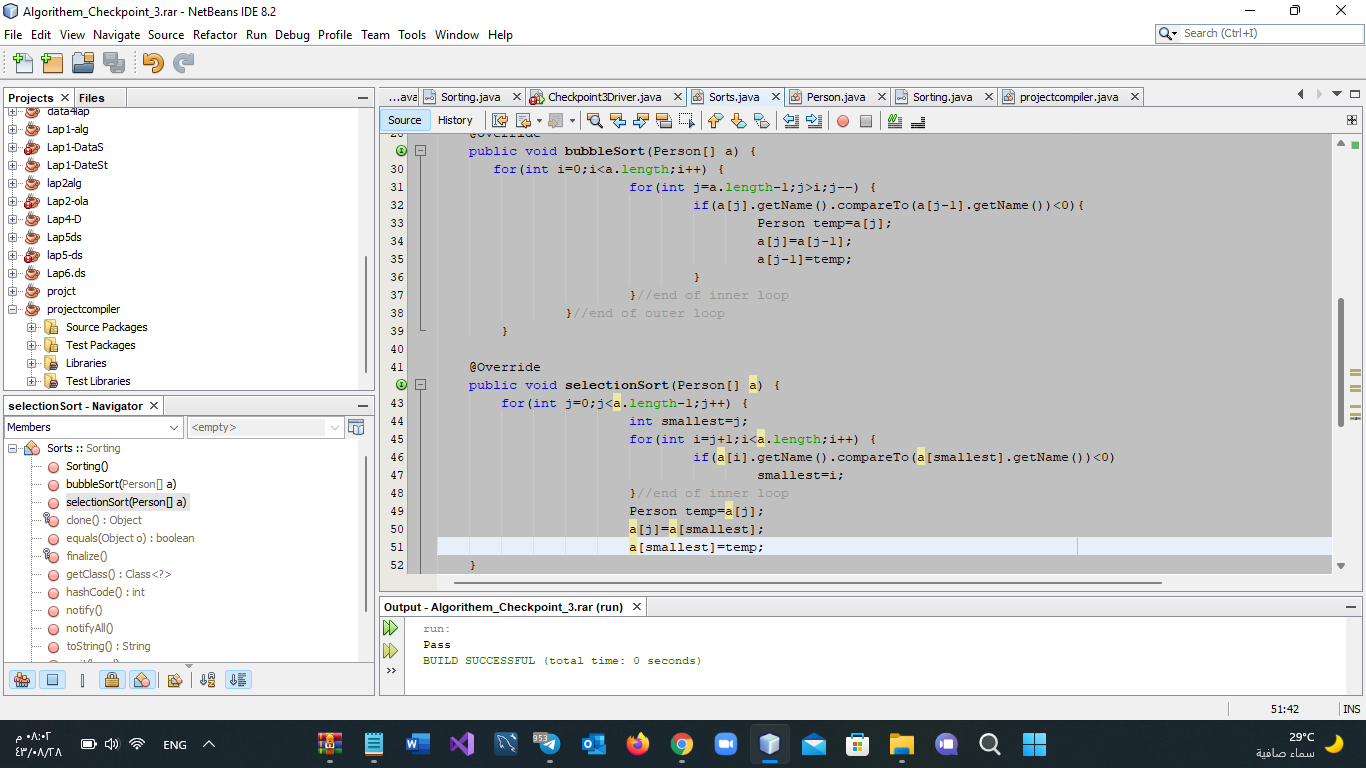 Solved DO java code Use this method in main efficiency test | Chegg.com