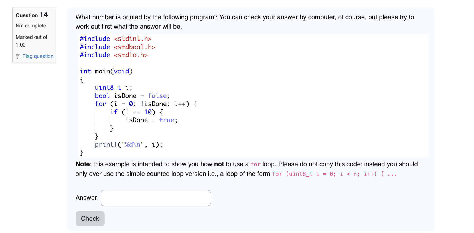 Solved What number is printed by the following program? You | Chegg.com