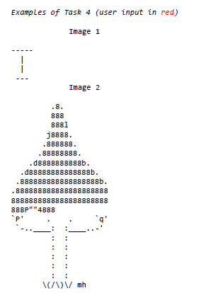 Solved Task 4 [Uncompressing a run-length-encoded ASCII | Chegg.com