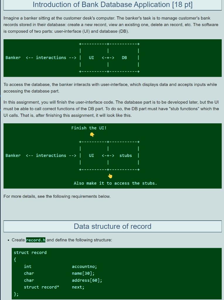 Imagine a banker sitting at the customer desk's | Chegg.com