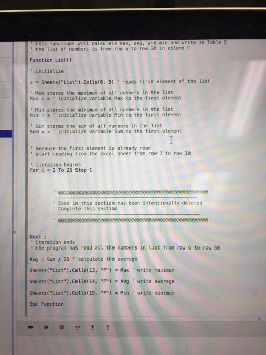 Solved Ust of 25 Numbers Use Worksheet List in HW 2 X.xlsm | Chegg.com