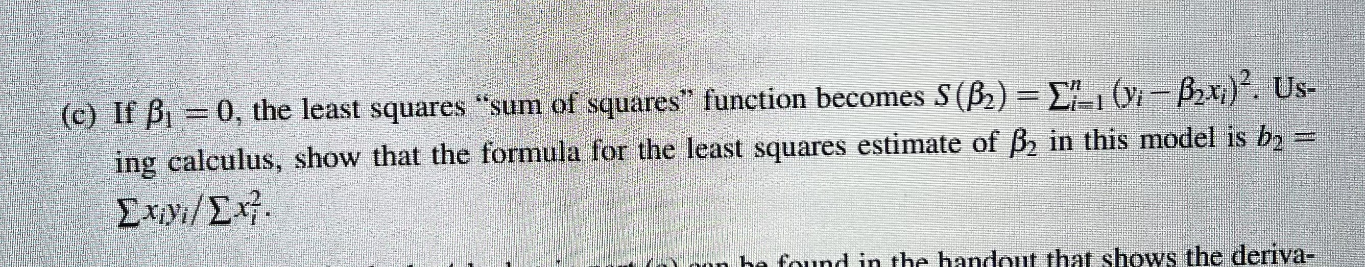 Solved 2. We have defined the simple linear regression model | Chegg.com