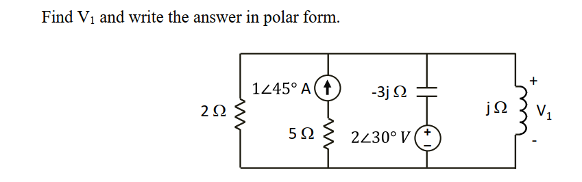 Solved Find Vị and write the answer in polar form. + 1245° | Chegg.com
