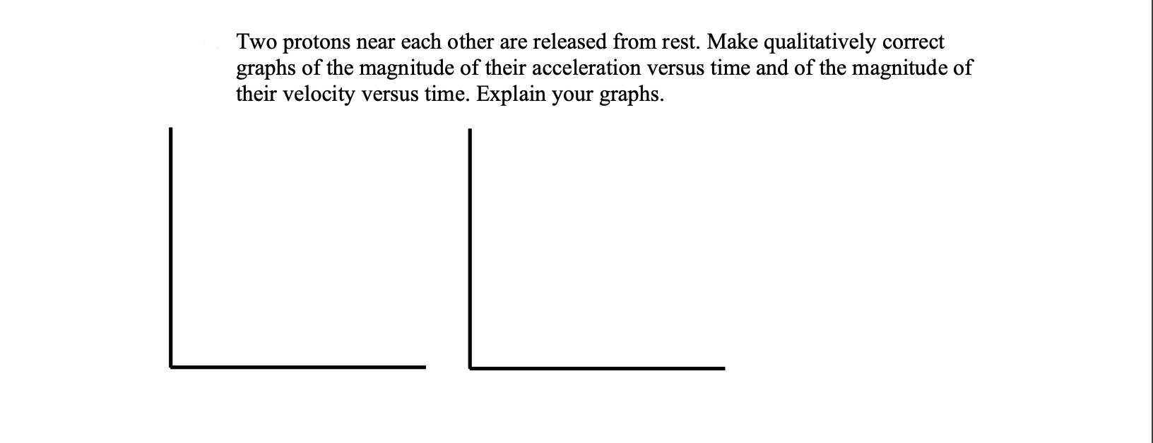 Solved Two protons near each other are released from rest. | Chegg.com