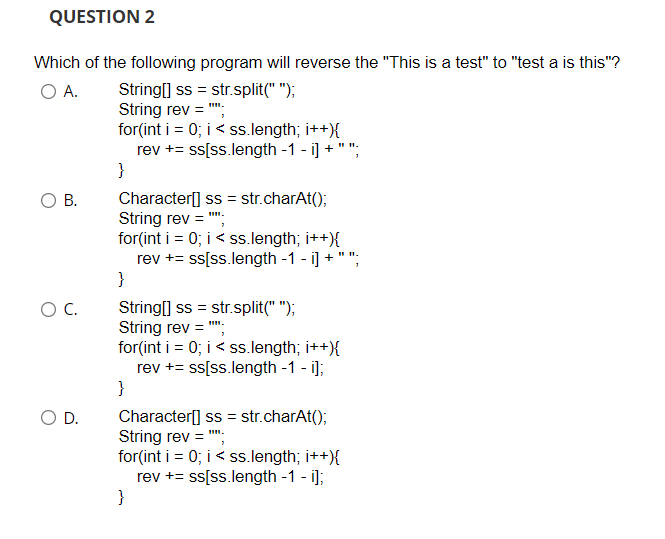 Solved QUESTION 1 What is wrong of the following program? | Chegg.com