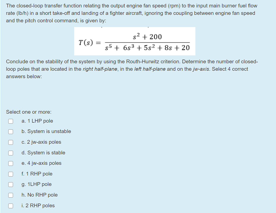 Solved The closed-loop transfer function relating the output | Chegg.com