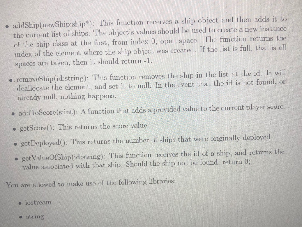 Solved 23 Task 2 Player Class The Next Most Important 