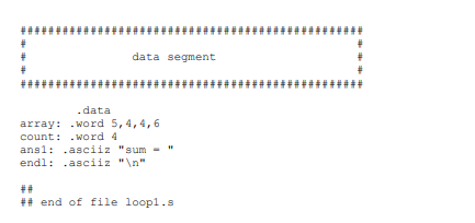 Solved Complete the following SPIM assembly language | Chegg.com